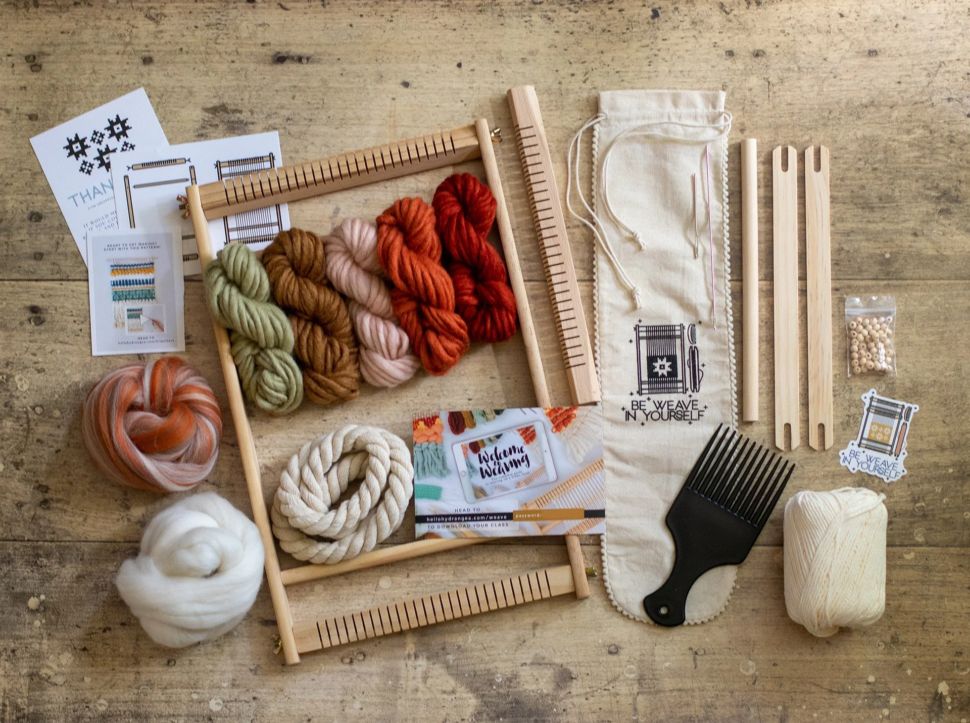 Tiles: Weave by Number. Frame Weaving Kit. Supplies + Instructions ...