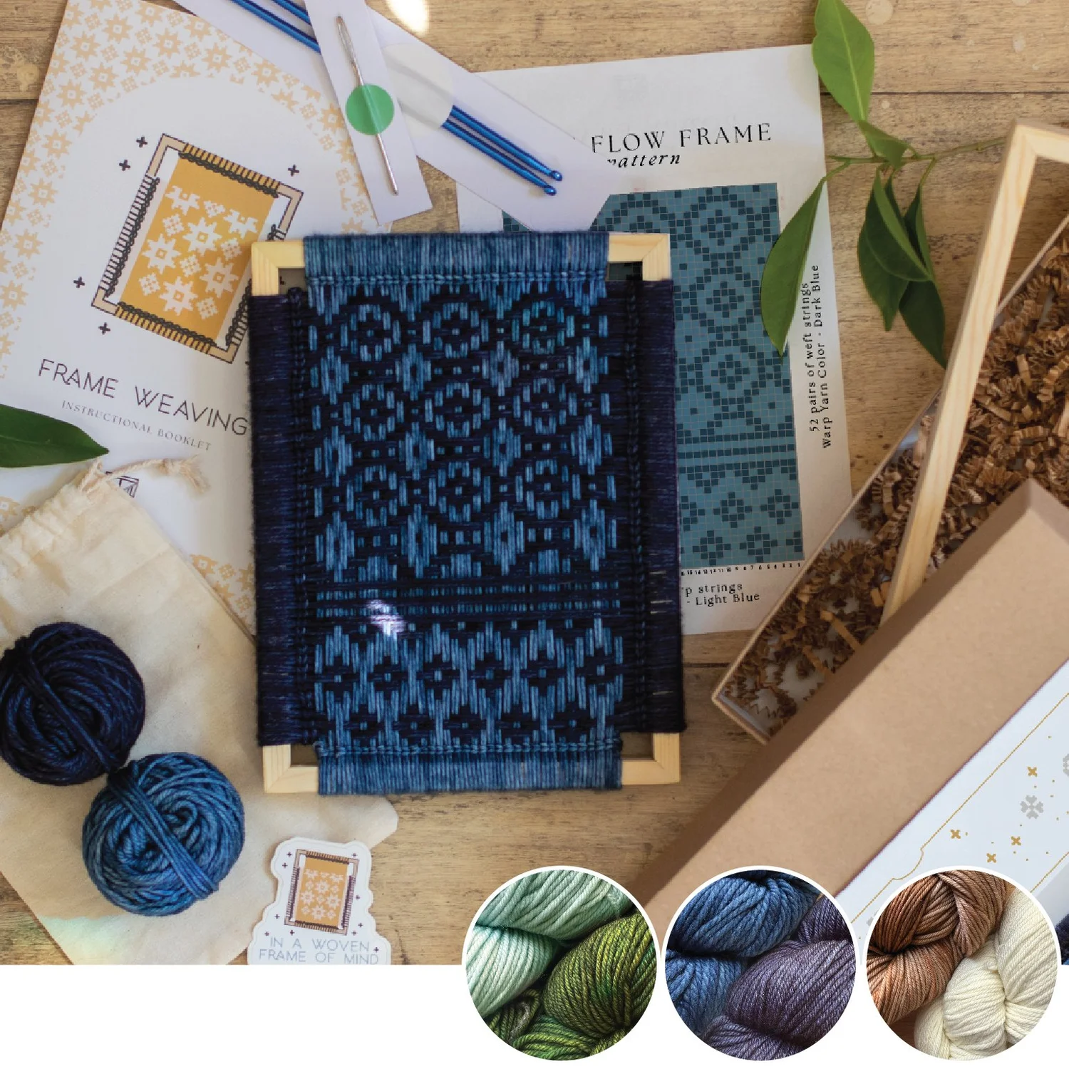 Weave by Number Beginning weaving kit supplies and video instructions ...