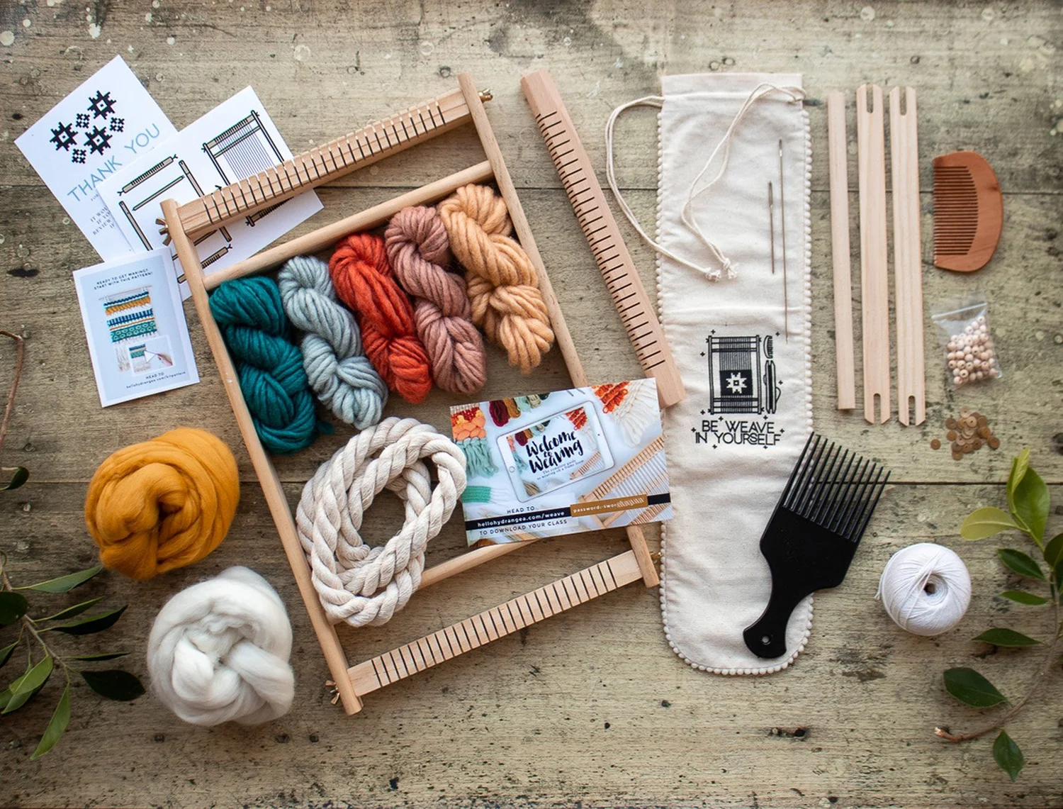 Tiles: Weave by Number. Frame Weaving Kit. Supplies + Instructions ...