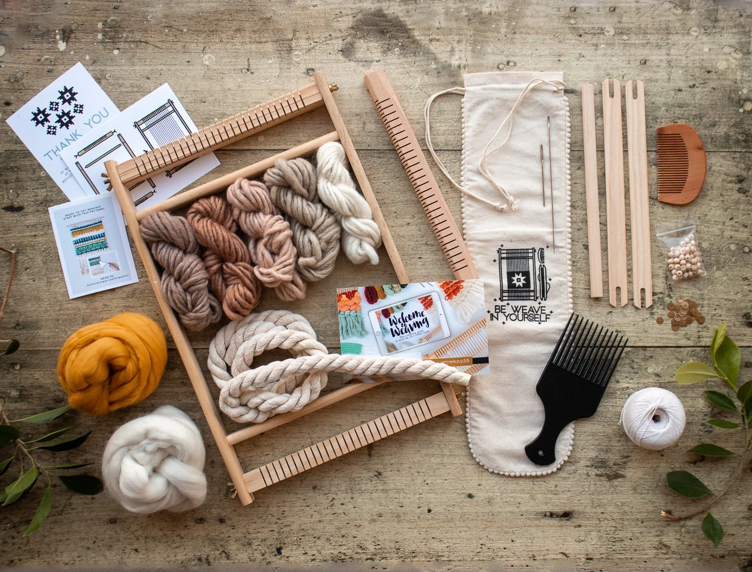 Tiles: Weave by Number. Frame Weaving Kit. Supplies + Instructions ...
