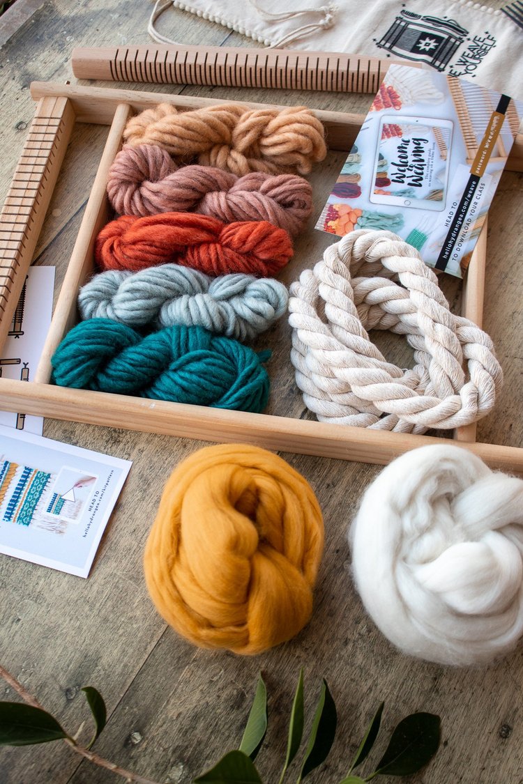 Tiles: Weave by Number. Frame Weaving Kit. Supplies + Instructions ...