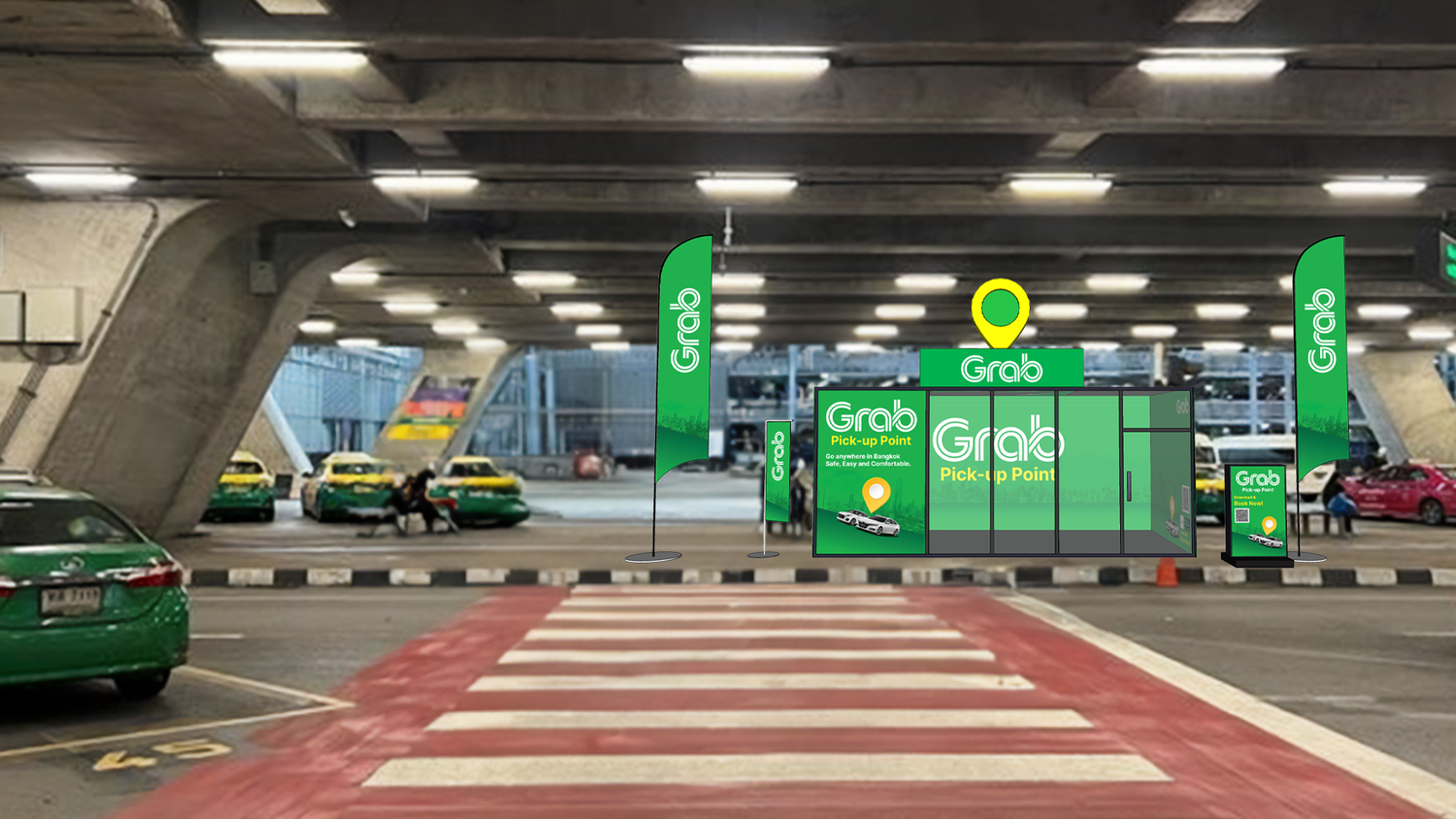 จุดรับผู้โดยสารใหม่! สนามบินสุวรรณภูมิ🛬 — GrabDriverTH