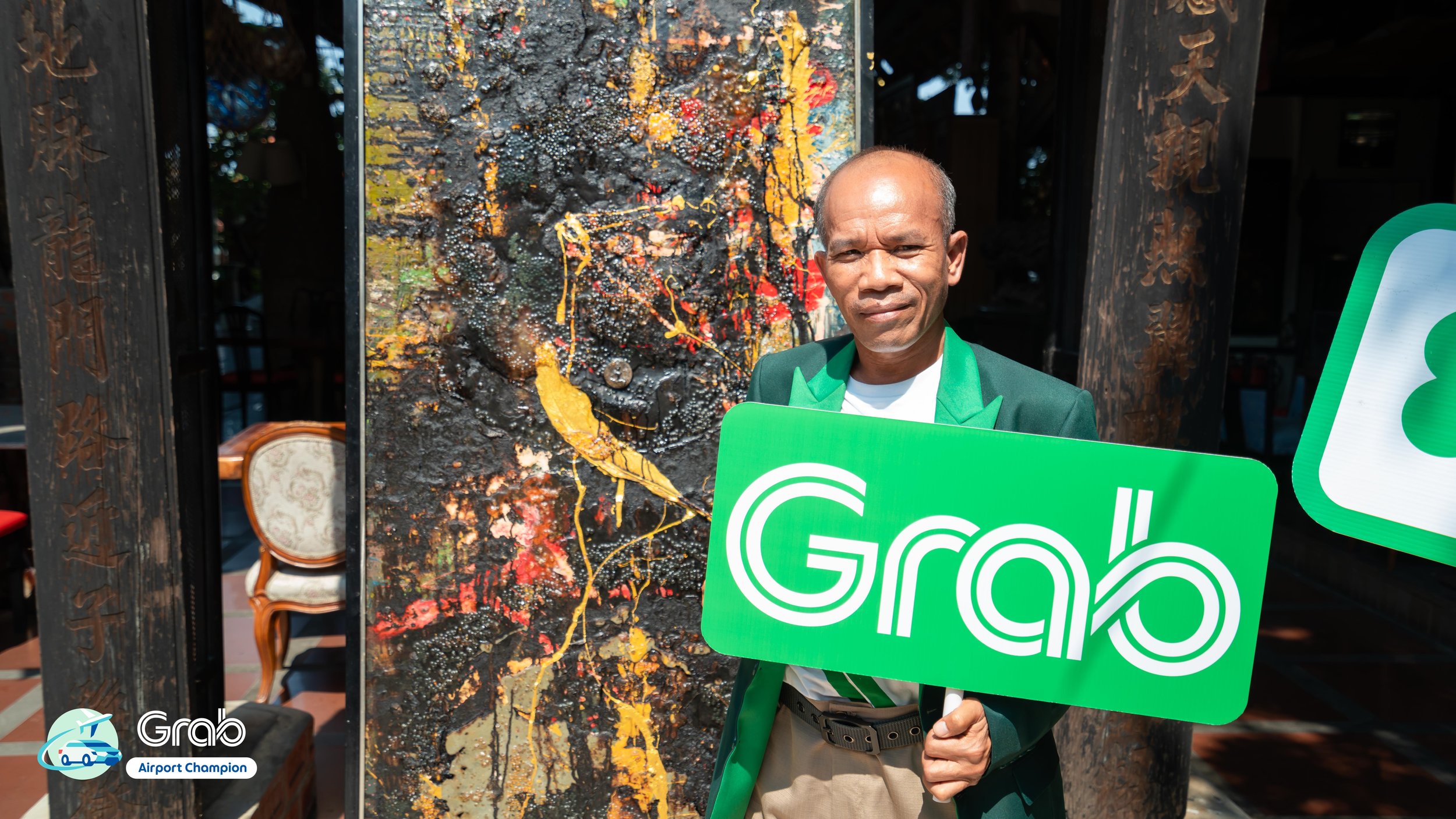 💚 รวมภาพบรรยากาศกิจกรรม “อิ่มฟิน กินกับแกร็บ Airport Champion ️ 💚 ครั้งที่ 2 — GrabDriverTH