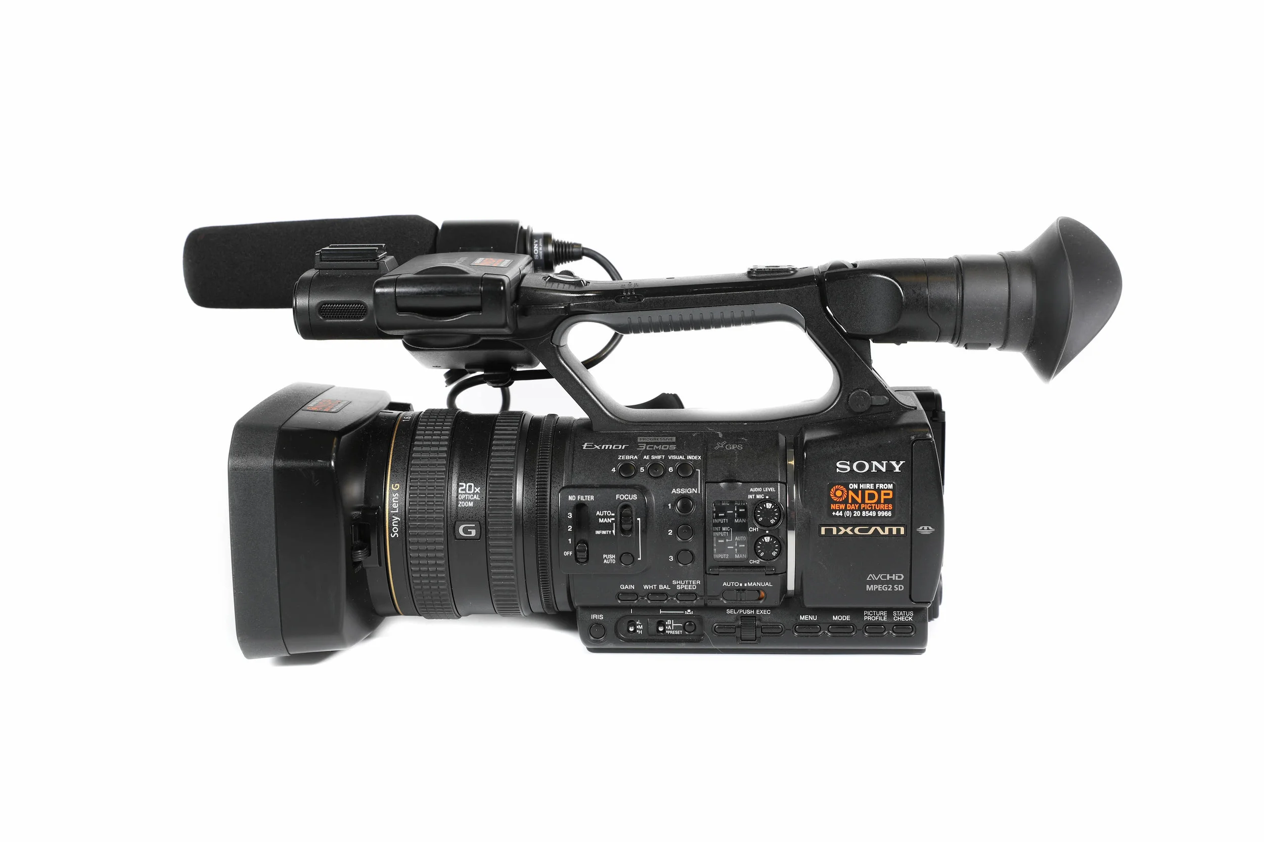 Sony HXR-NX5E NXCAM Complete Shooting Kit Hire - £75/Day or £210/Week ...