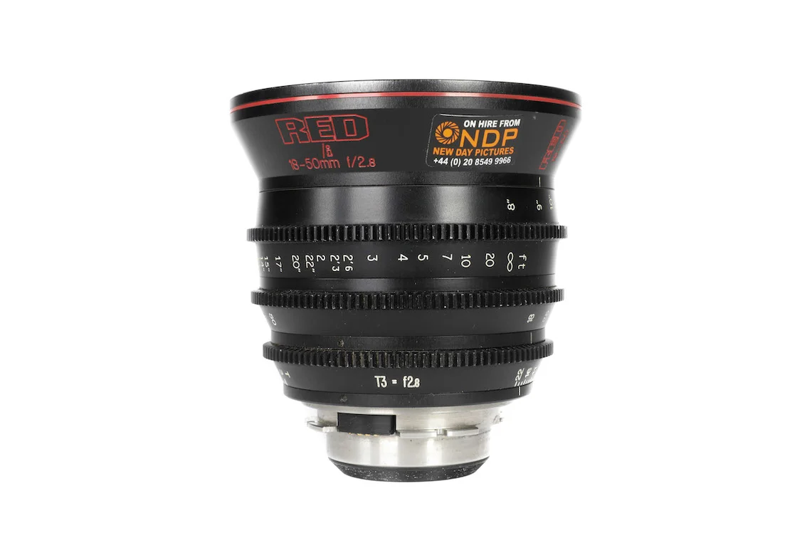 RED 18-50mm F2.8 CF Zoom Lens Hire - £50/Day or £150/Week — New Day ...