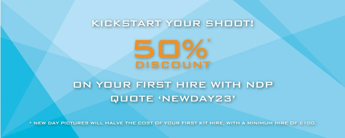 New Day Pictures - 50% Discount on first video equipment hire