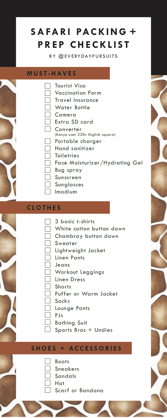 How to Prep for Safari in Africa — Everyday Pursuits How to Prep for Safari in Africa — Everyday Pursuits