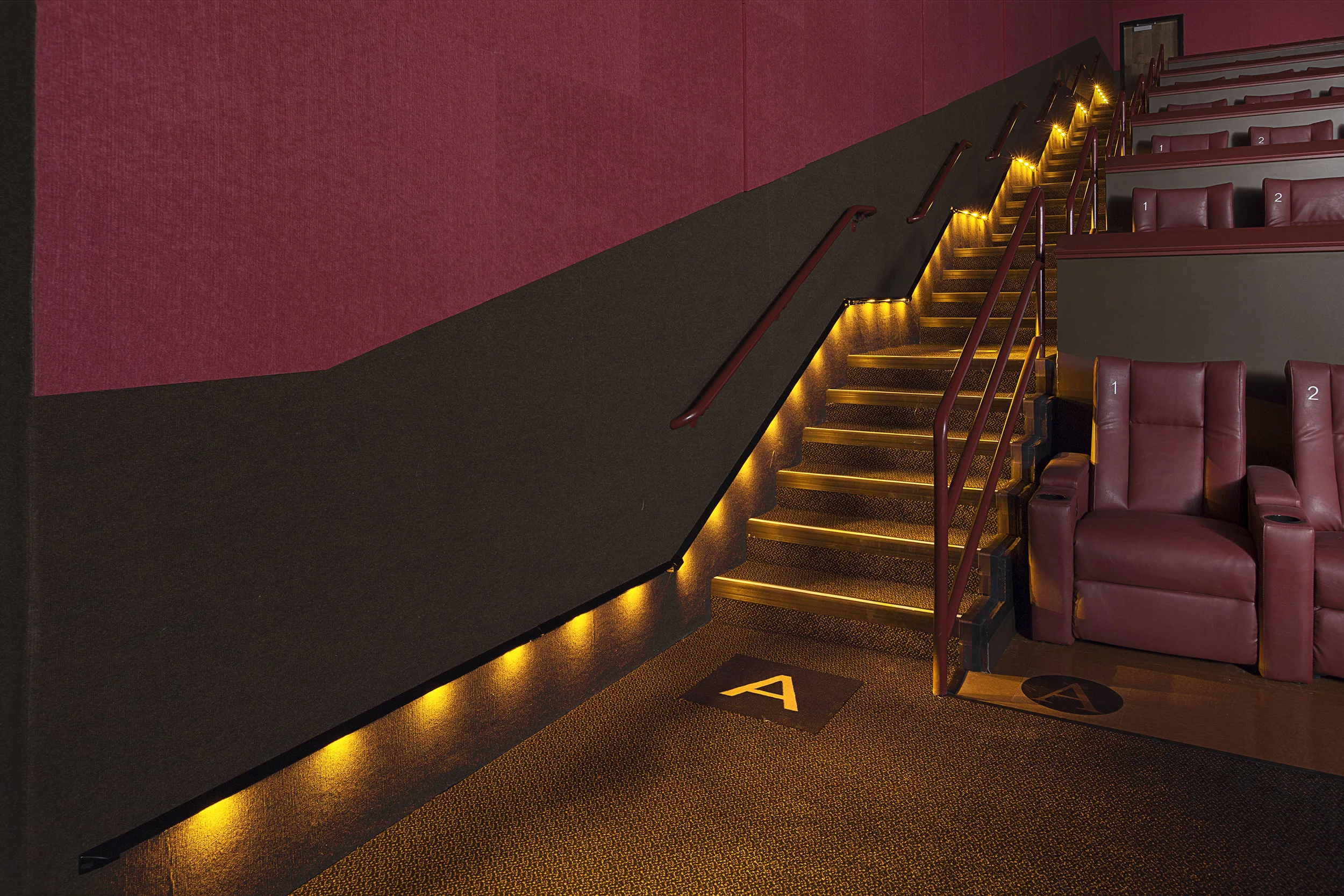 Low-Voltage Aisle Lighting Installation — Wulf Install, Inc.