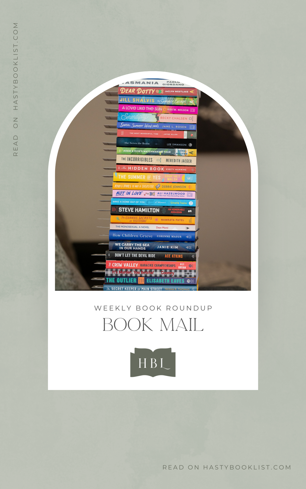 Book Mail: A Roundup of the Book Mail I Received Last Week