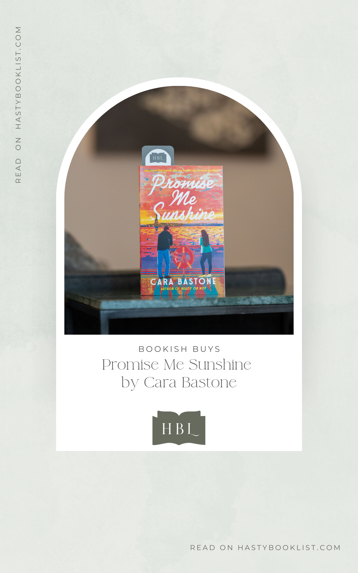 Bookish Buys: Promise Me Sunshine by Cara Bastone