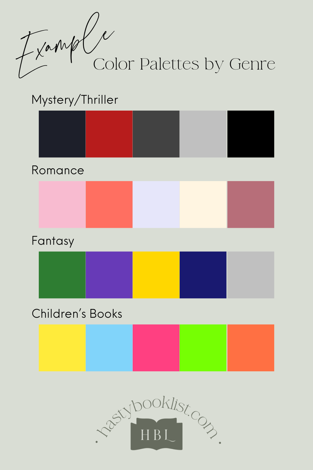 Creating a Color Palette for Your Author Brand