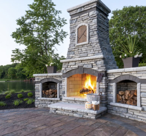 Combine an Outdoor Fireplace and Outdoor Kitchen to Create the Ultimate ...
