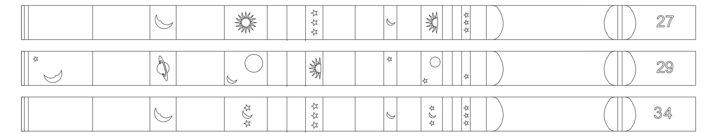 Standard Inlay Patterns — McCafferty Dulcimers