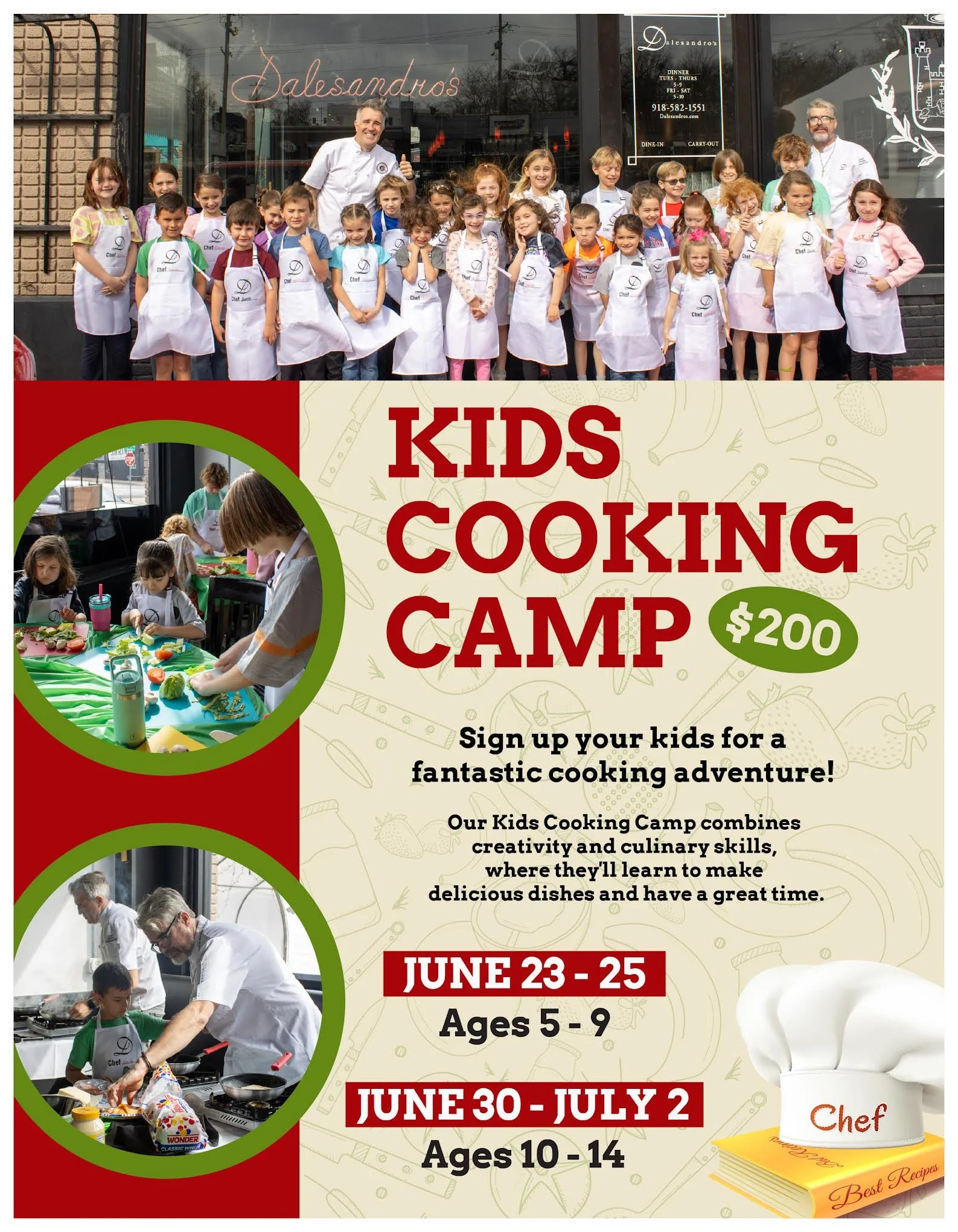 Summer Cooking Camps — Dalesandro's