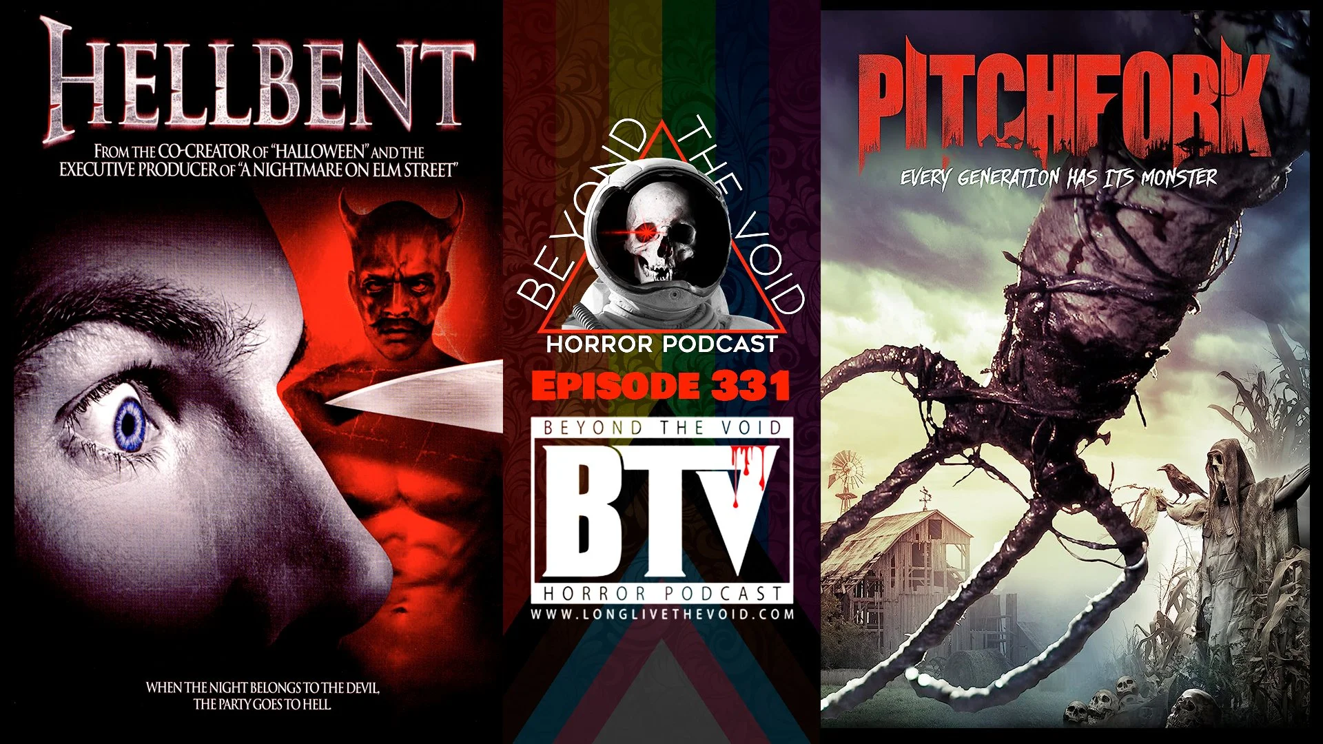 Ep331 Pride Horror - Hellbent (2004) & Pitchfork (2016) Reviews — Beyond The Void Horror Podcast