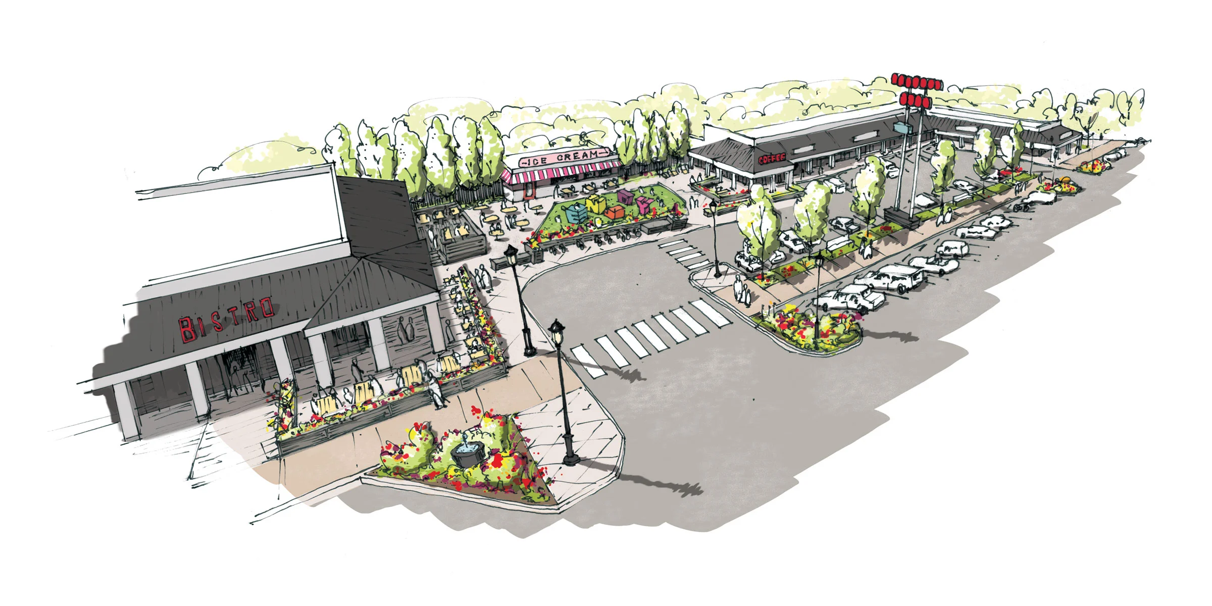Shopping Center Plan