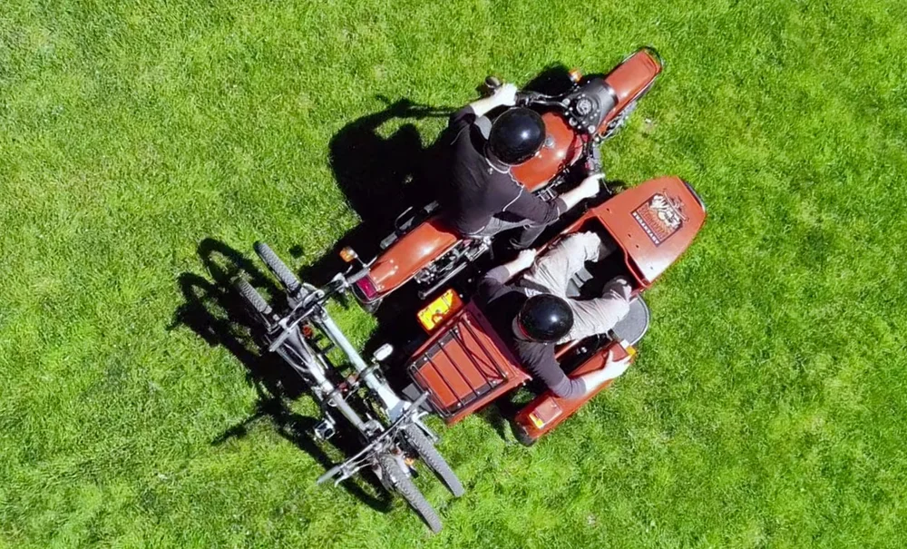 Sidecar + Mountain Bike Adventure — Ural Motorcycles