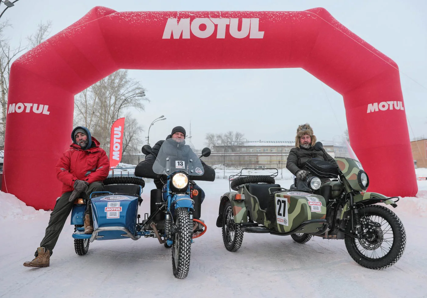 Sidecars in the Snow — Ural Motorcycles