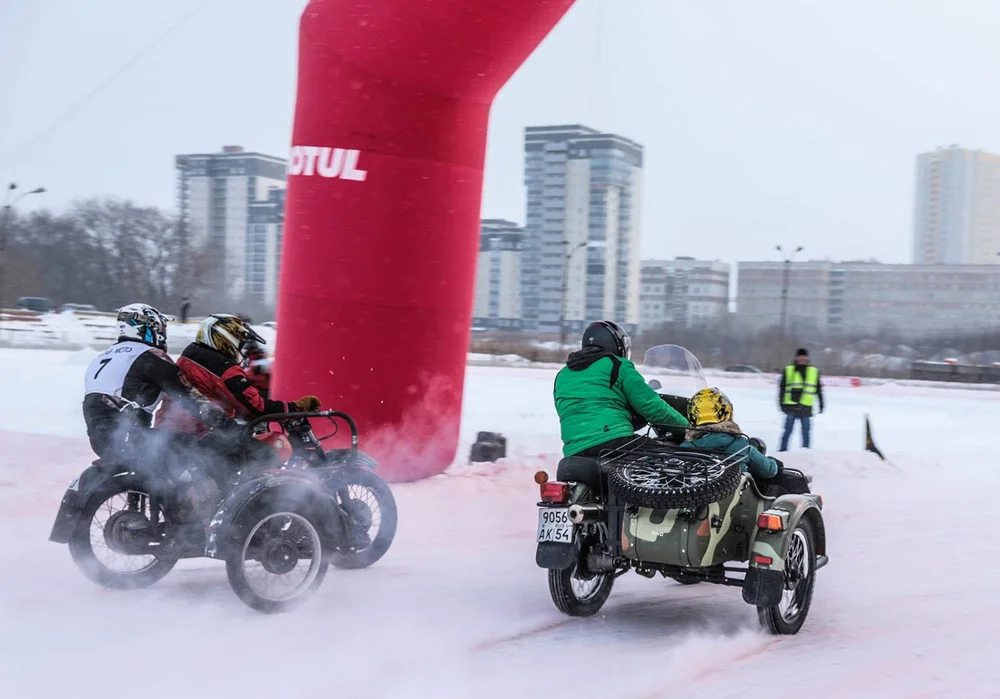 Sidecars in the Snow — Ural Motorcycles