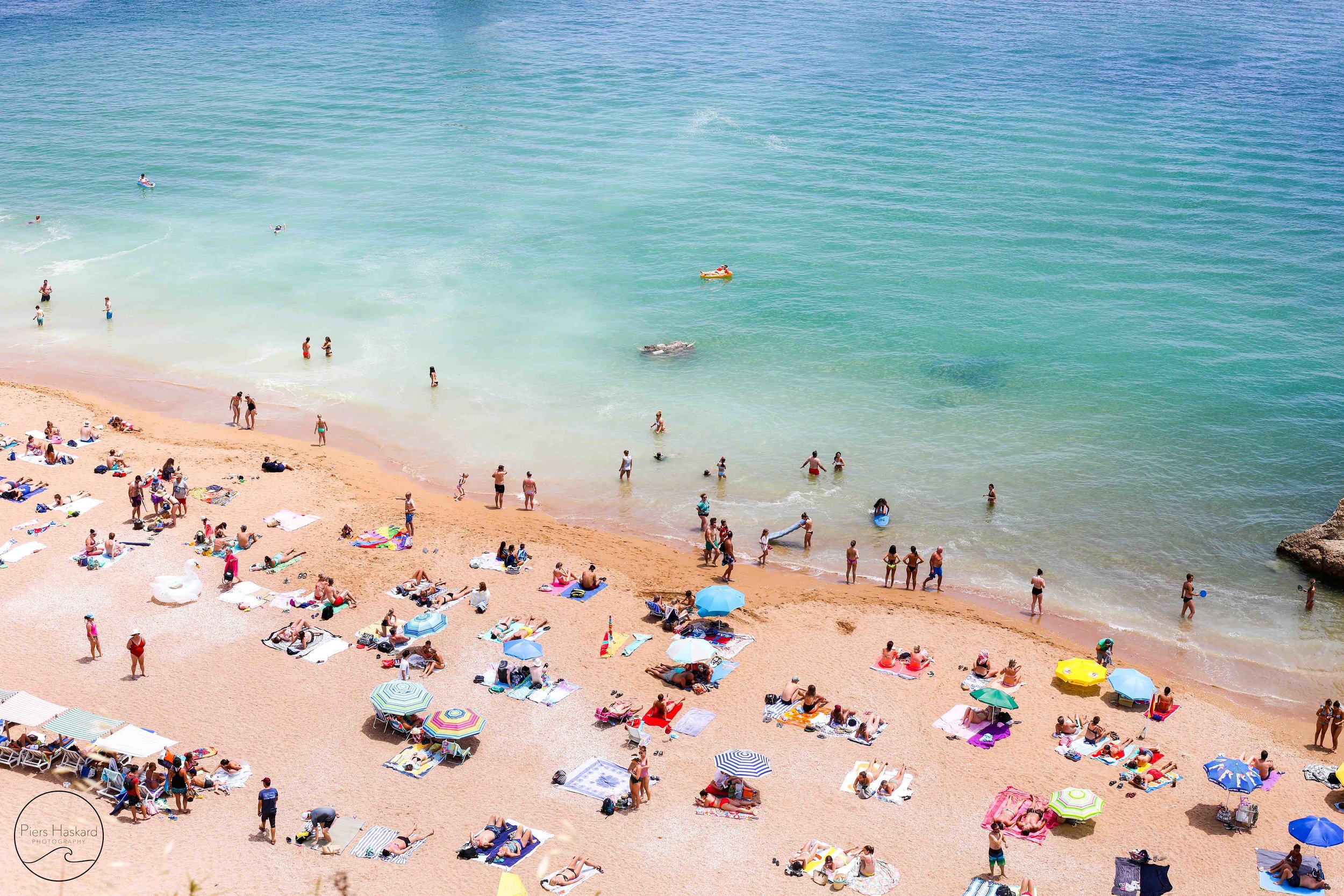 Portuguese Beach Scene — PIERS HASKARD
