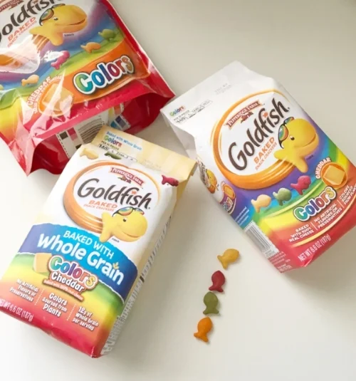 Purple Goldfish Crackers