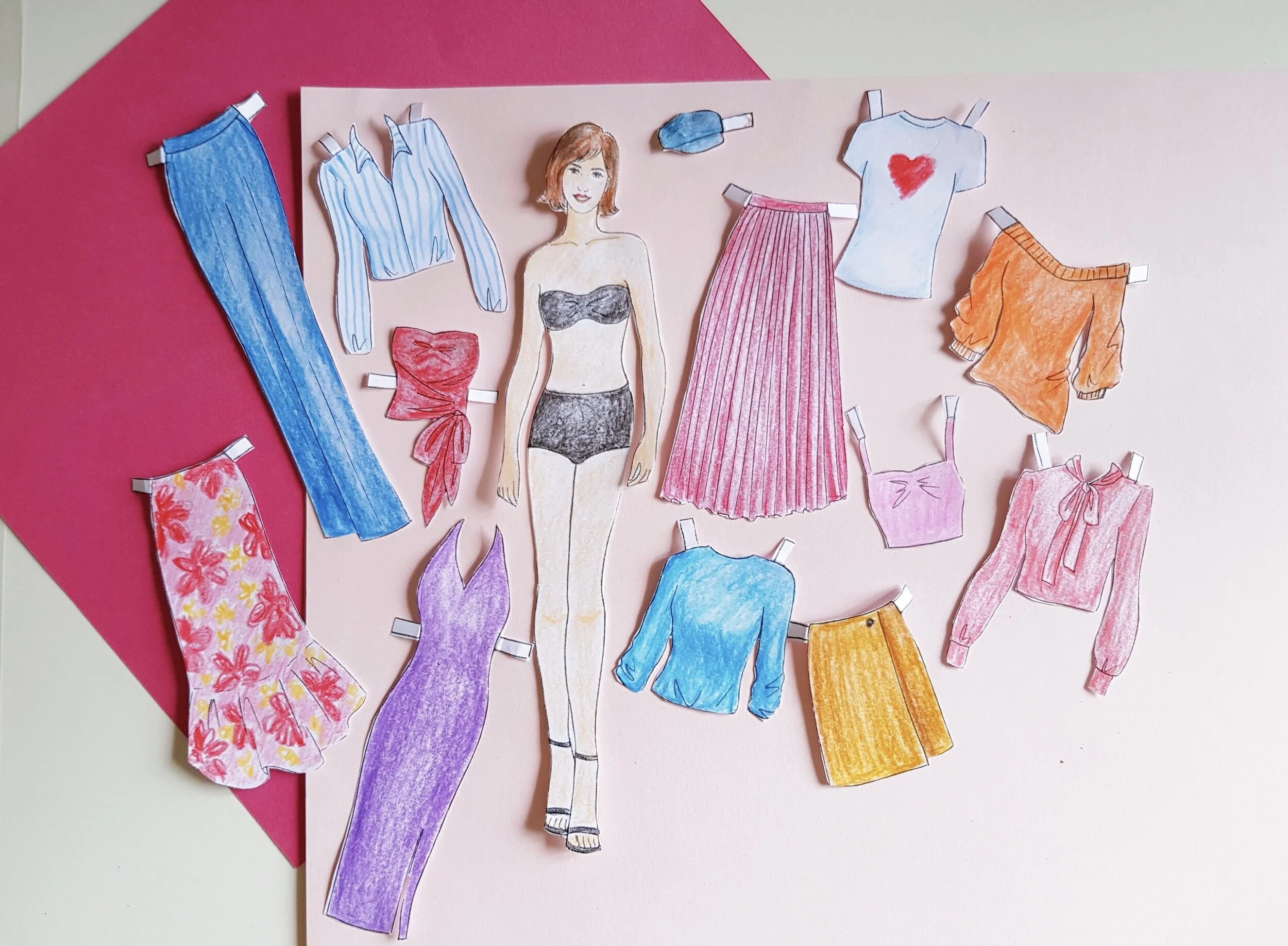 How To Make Paper Dolls , HOW TO MAKE PAPER DOLL DIY TUTORIAL EASY ...