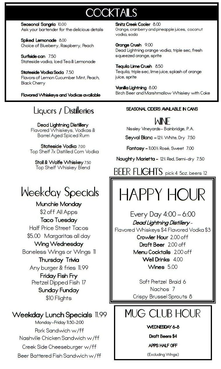 Lebanon Brewery — Snitz Creek Brewery