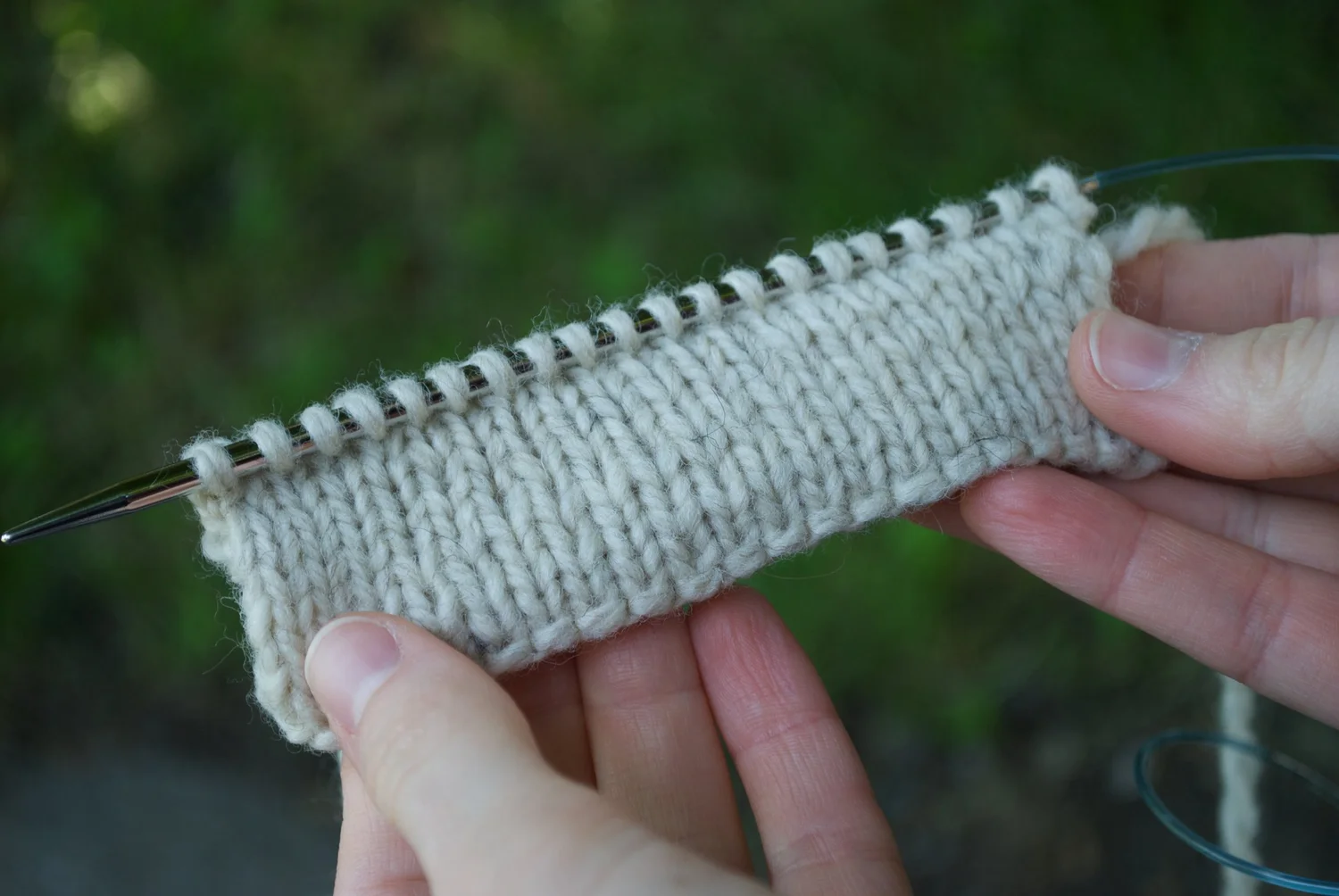 Knitted-in Hem — Andrea Rangel