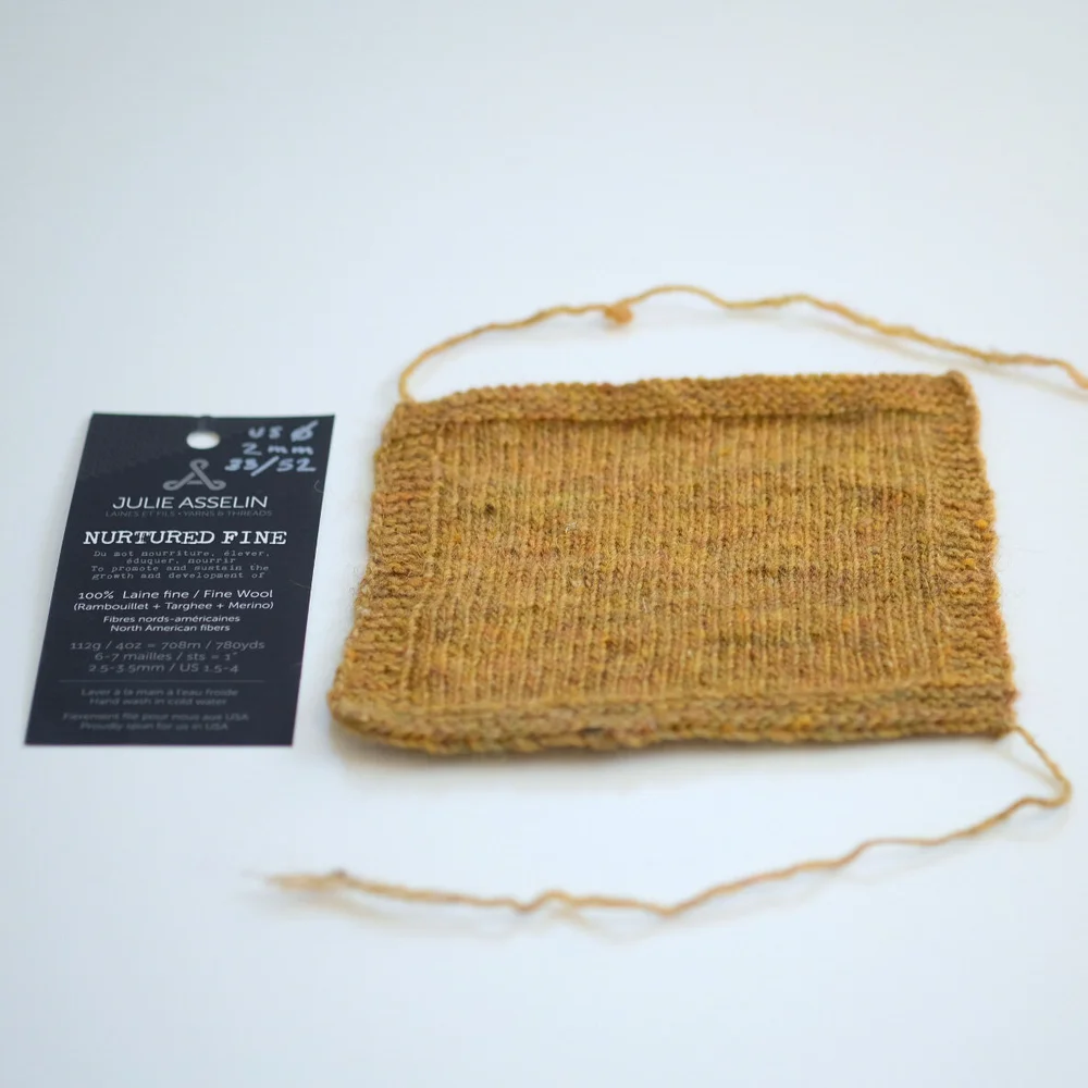 Julie Asselin Nurtured Fine Yarn Review — Andrea Rangel