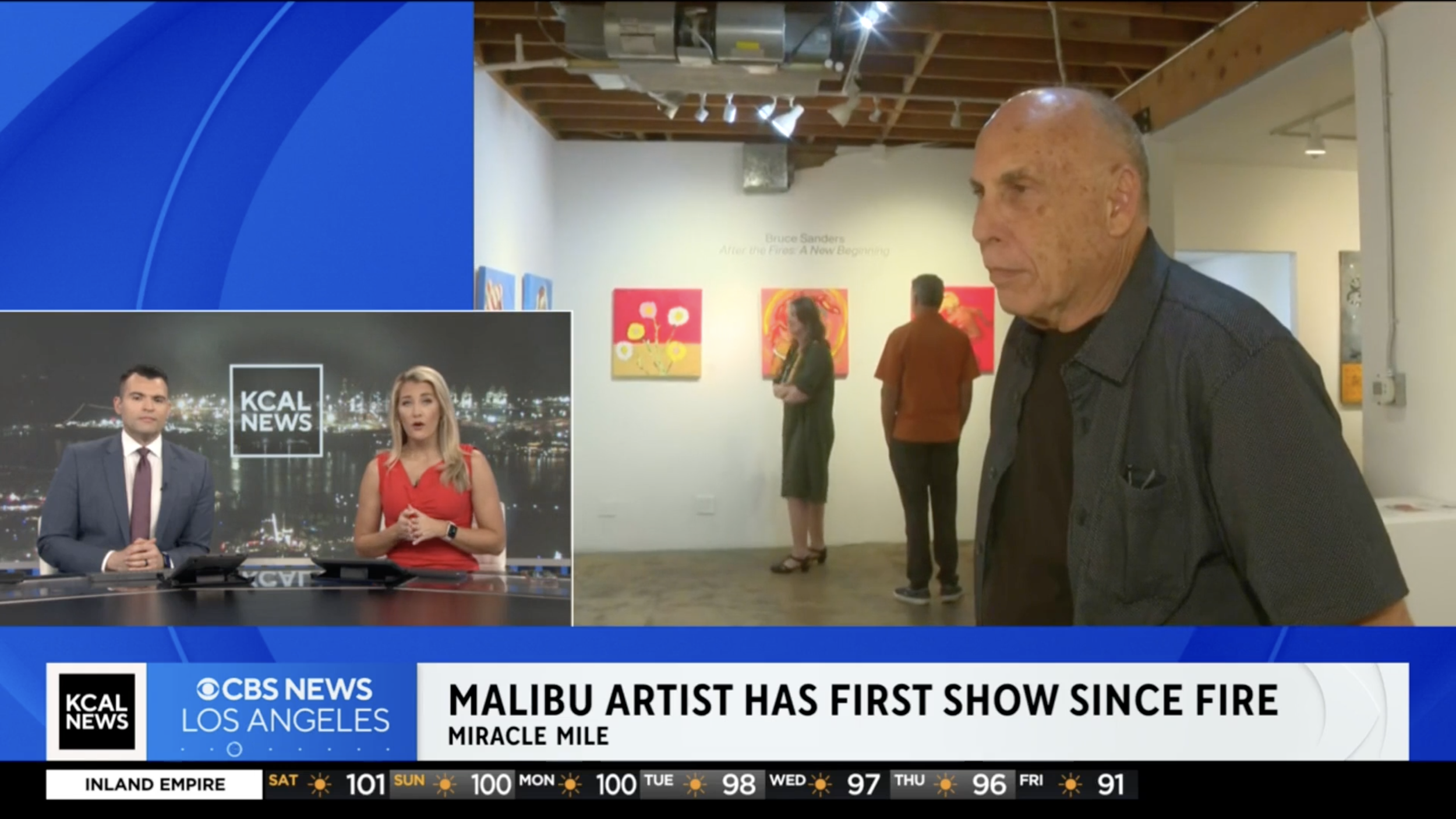 Resilience in Art: Bruce Sanders Shares His Journey in Exclusive CBS ...