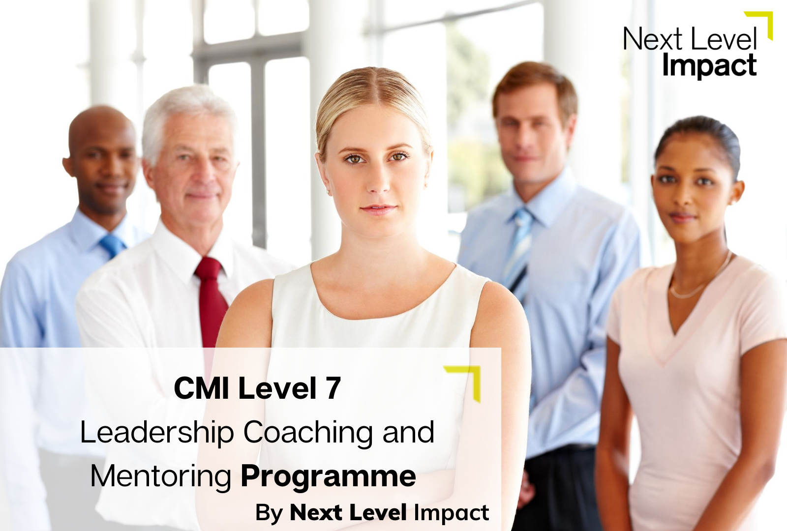 CMI L7 Leadership Coaching and Mentoring — Next Level Impact