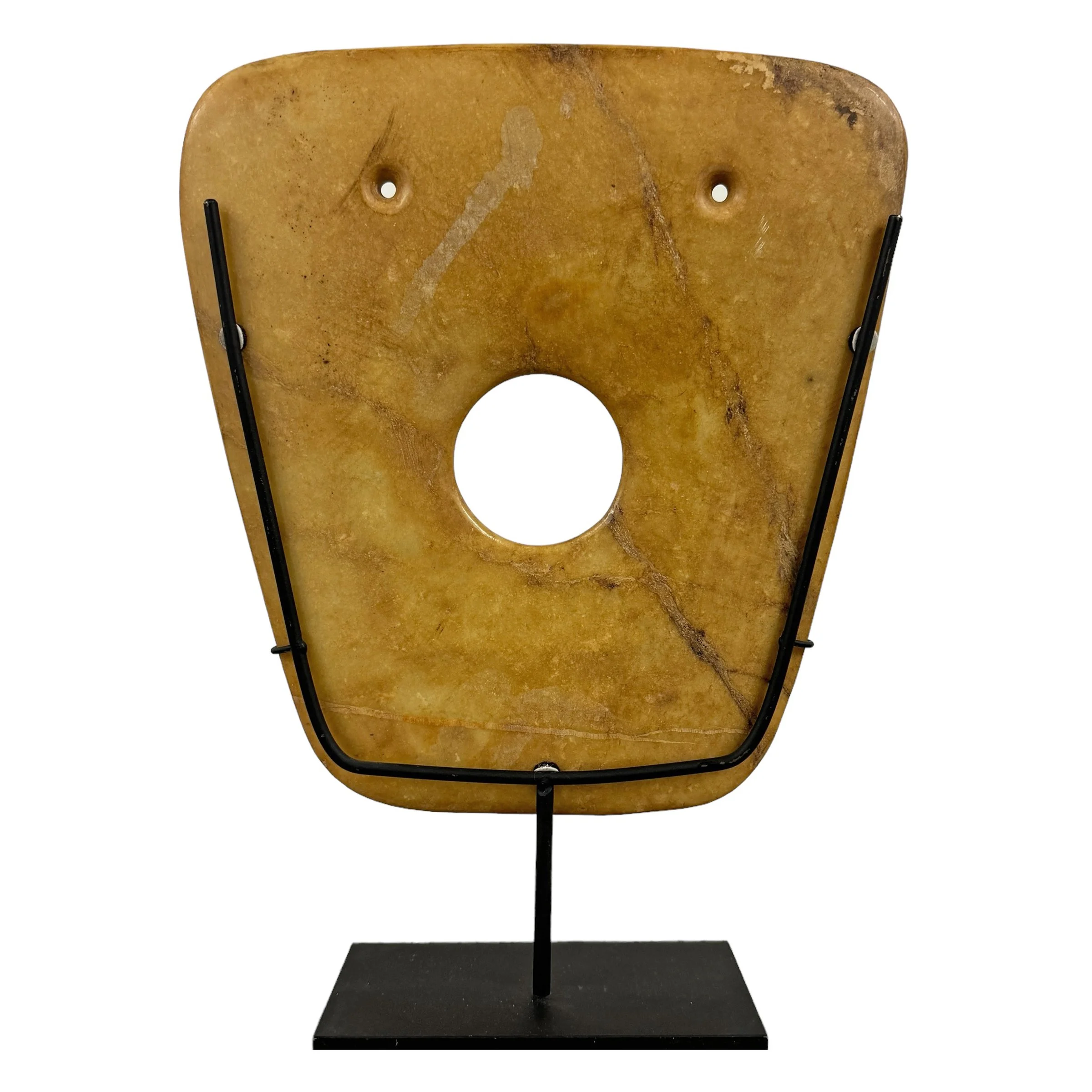 Chinese Stone Axe Head on Custom Mount — RIGHT | PROPER