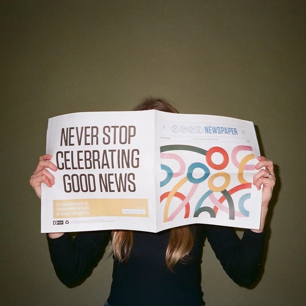 The Goodnewspaper: Get a beautiful print newspaper delivered
