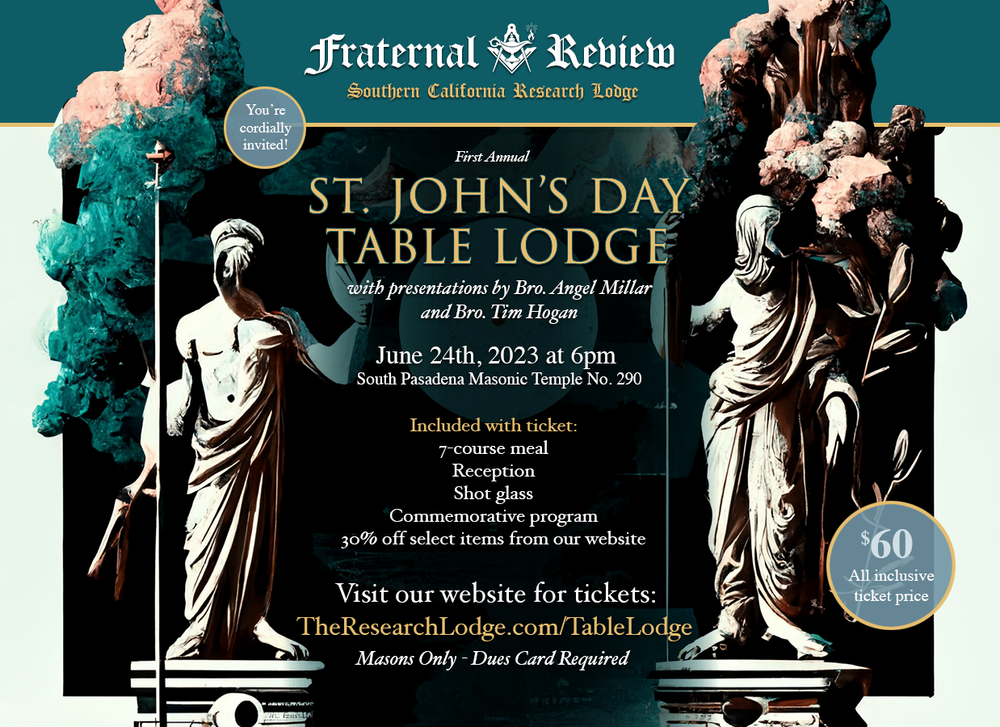 Fraternal Review - St. John's Table Lodge — Southern California ...