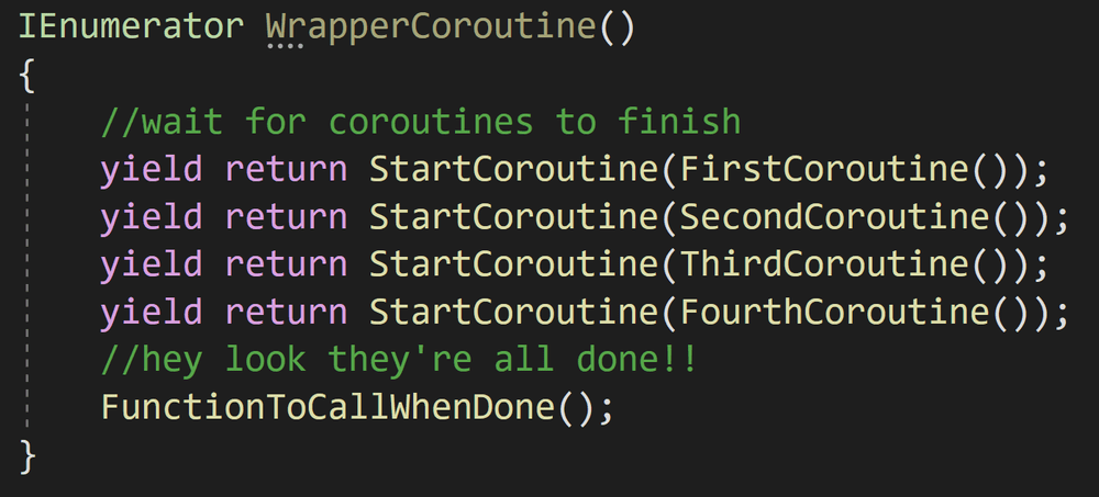 Knowing When A Coroutine Finishes — One Wheel Studio