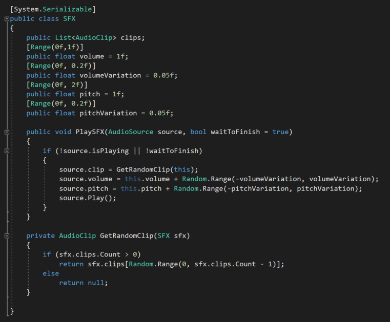 Implementing SFX in Unity — One Wheel Studio