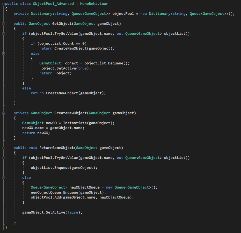 Object Pooling — One Wheel Studio