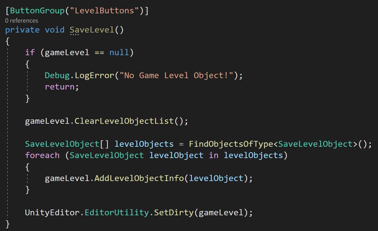 Simple Level Save and Load System (Unity Editor) — One Wheel Studio