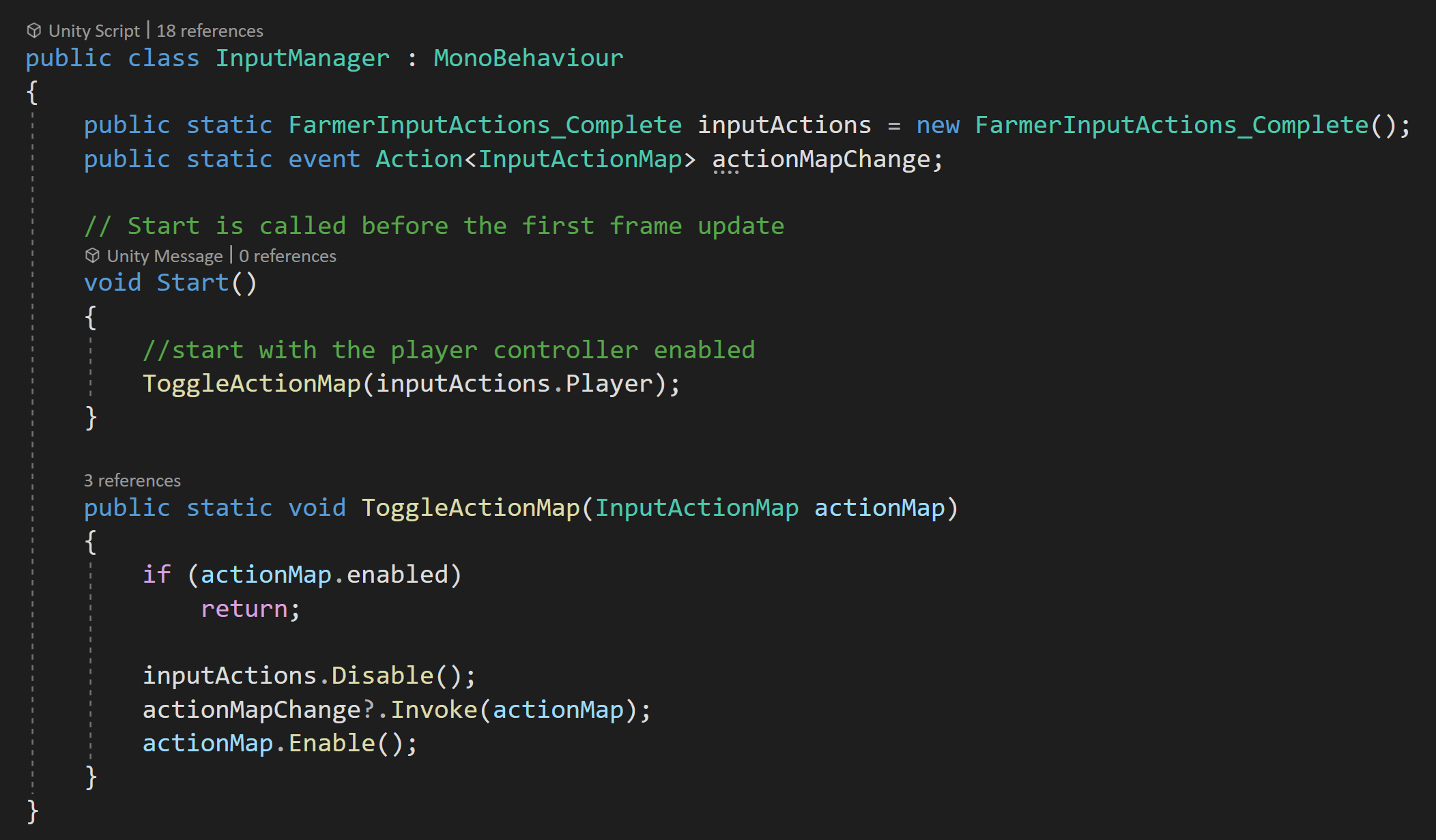 Changing Action Maps with Unity's "New" Input System — One Wheel Studio