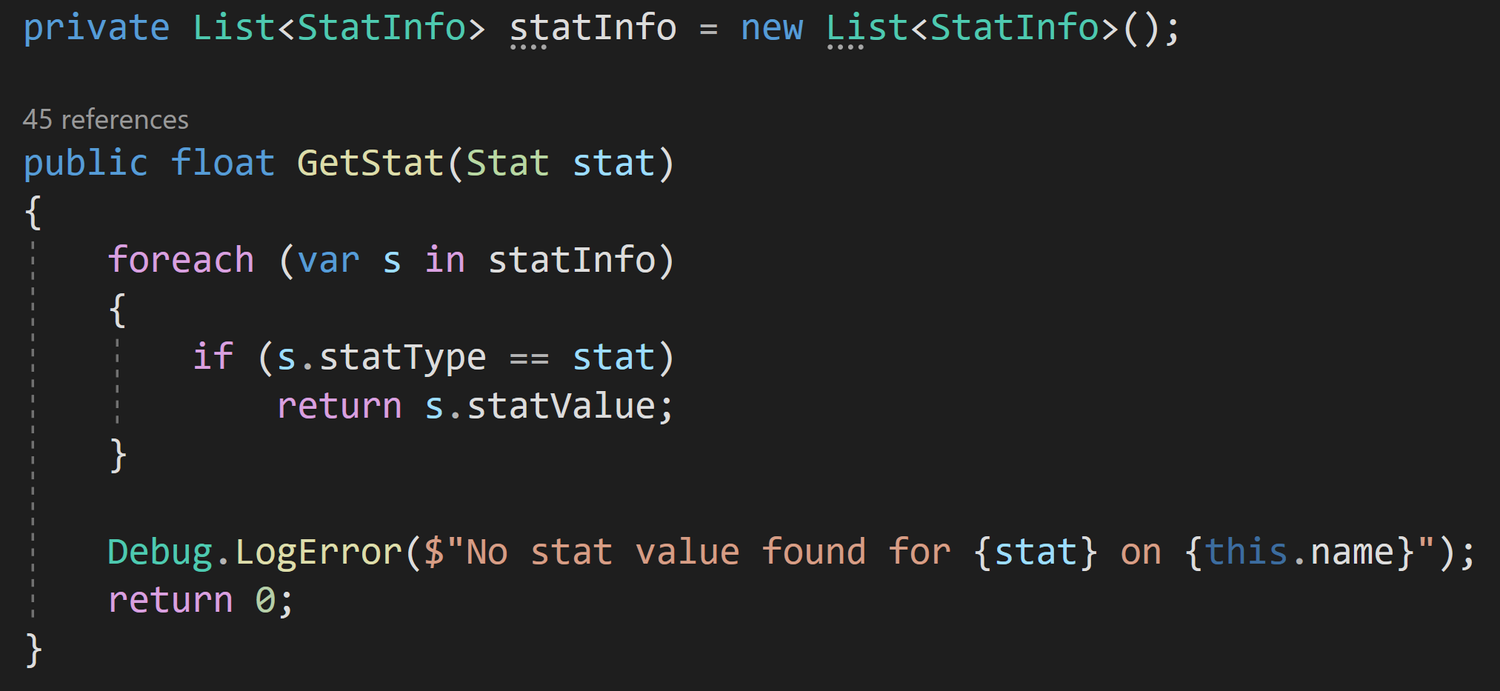 Stats in Unity - The Way I Do it — One Wheel Studio