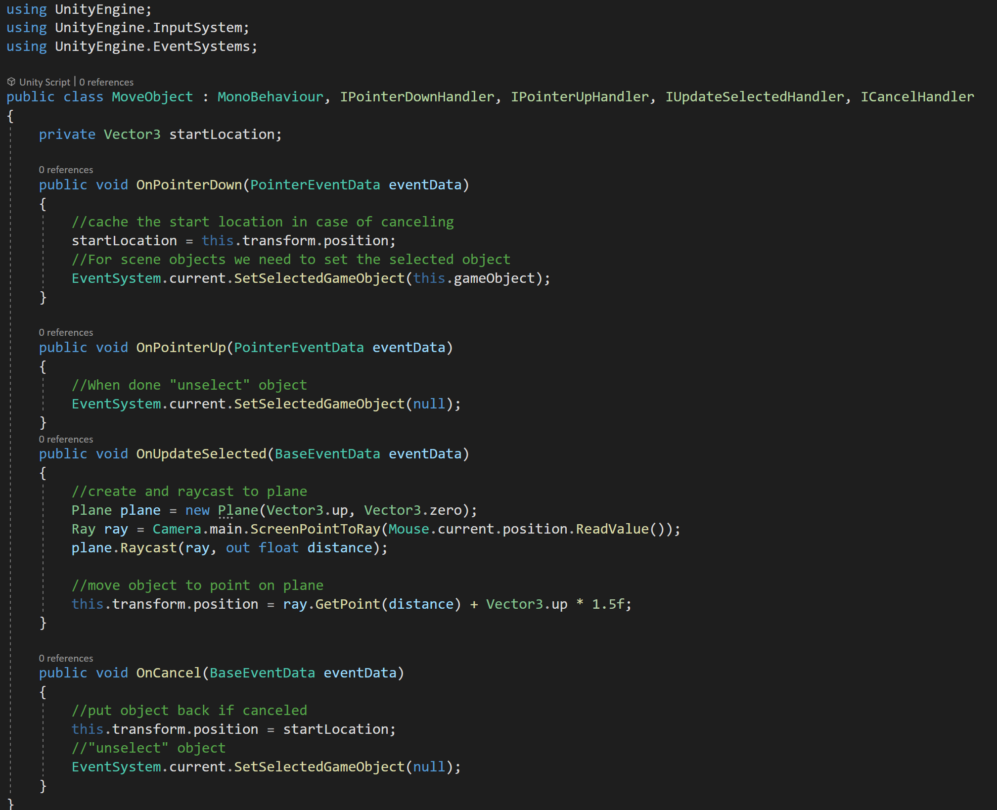 Unity Input Event Handlers - Or Adding Juice the Easy Way — One Wheel Studio
