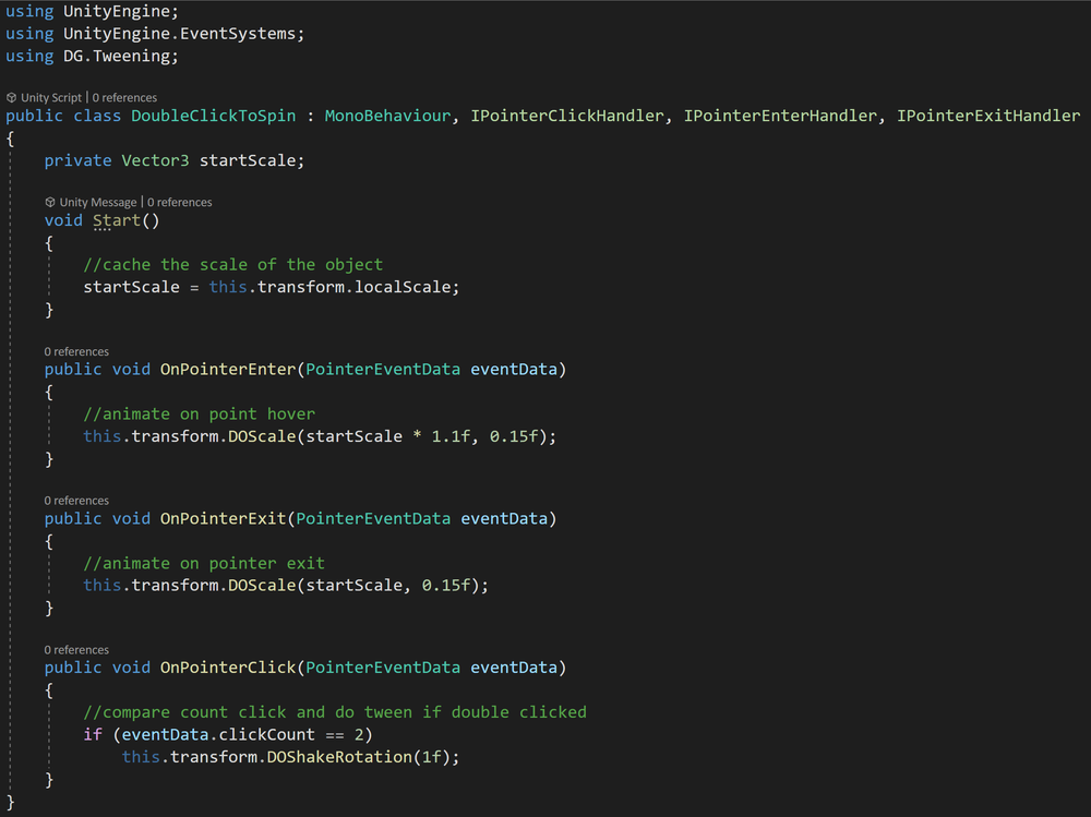 Unity Input Event Handlers - Or Adding Juice the Easy Way — One Wheel Studio