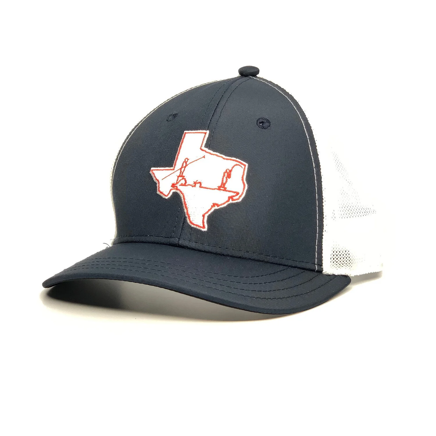 Sight Cast Fishing Company — Texas Skiff Hat - [Navy/White/Red]
