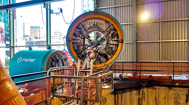 Tunnelling and machines — City Rail Link