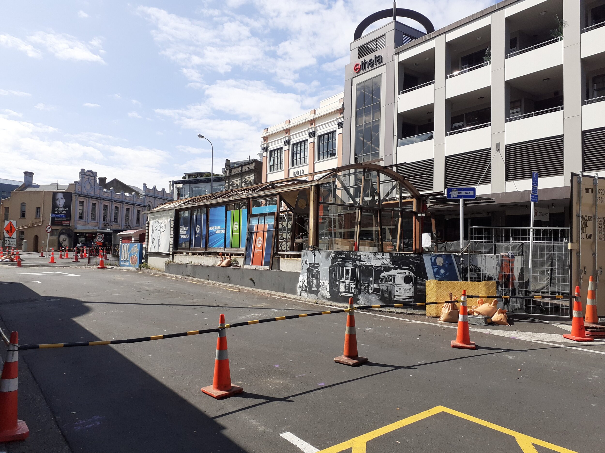 Beresford Square works have begun — City Rail Link