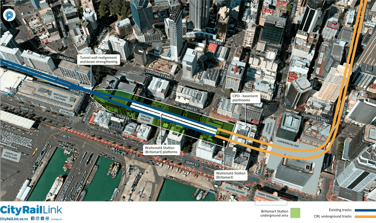 Waitematā Station — City Rail Link
