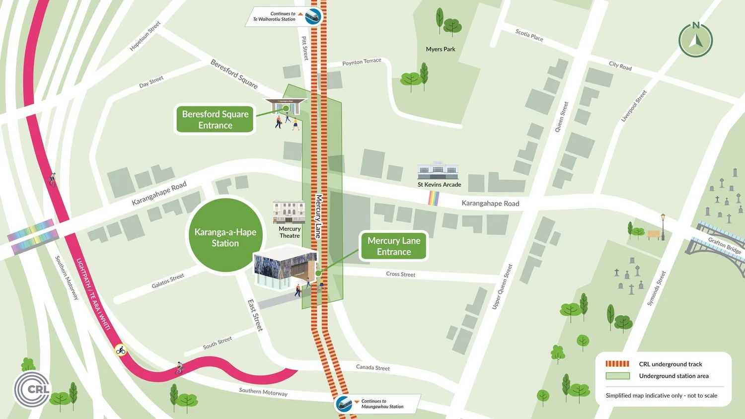 Location, Name and Design — City Rail Link