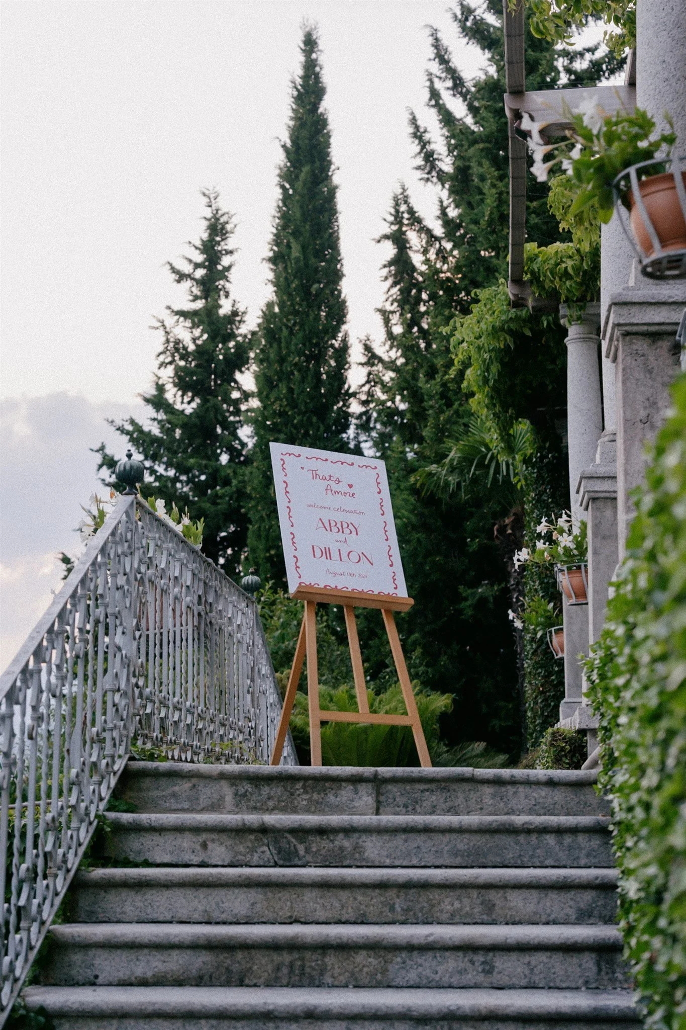 Abby & Dillon's Lake Como Welcome Party — Sistered States