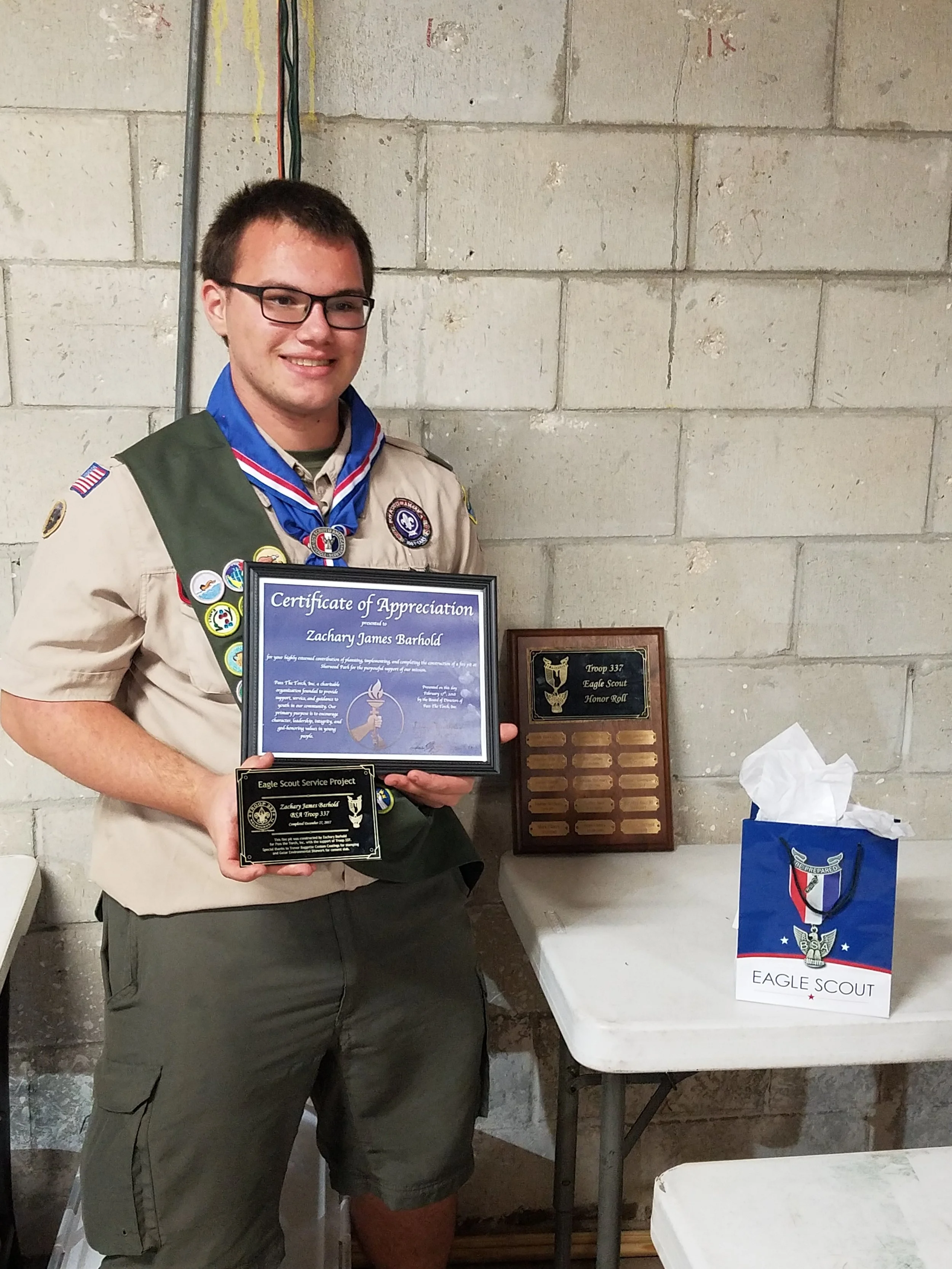 Eagle Scout Builds Awesome Fire Pit! — Pass The Torch