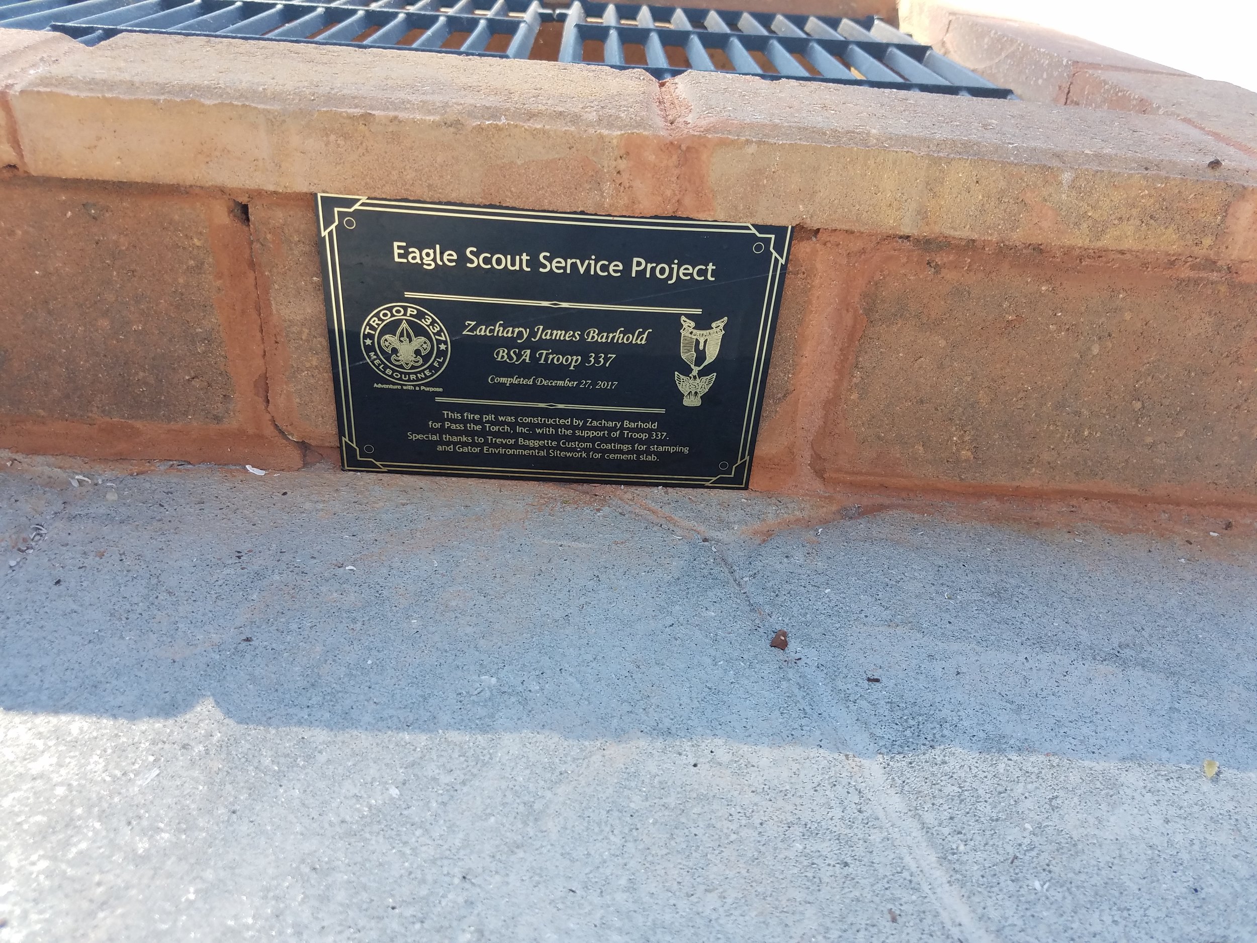 Eagle Scout Builds Awesome Fire Pit! — Pass The Torch